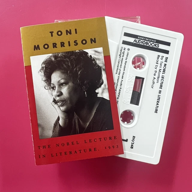 TONI MORRISON - Nobel Lecture In Literature 1993 Cassette Tape Audio ...