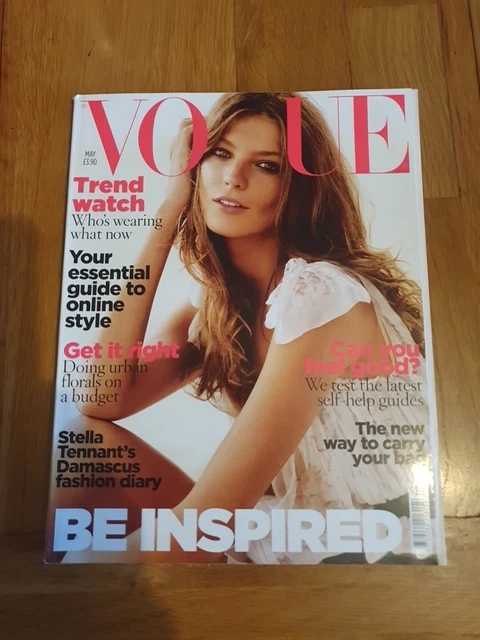 BRITISH VOGUE MAY 2009 DARIA WERBOWY £3.50 - PicClick UK