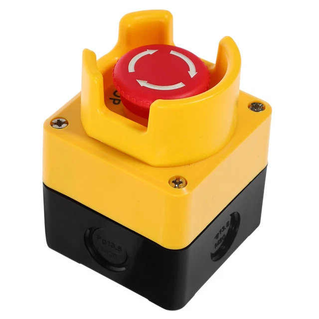 EMERGENCY STOP BUTTON With Bracket Push Button Station Box Elevator ...