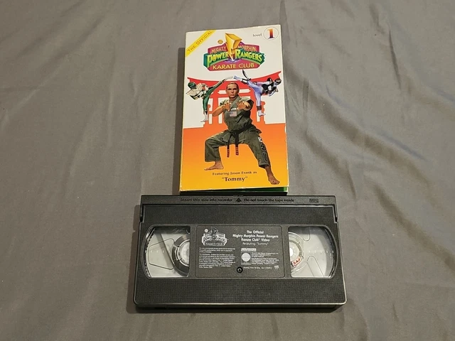 MIGHTY MORPHIN POWER Rangers Karate Club VHS Tommy Green Ranger Level 1 ...