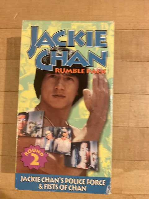 JACKIE CHAN RUMBLE Pack - VHS Box Set 2 Tapes - Police Force & Fist of ...