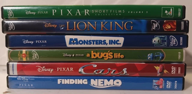 DISNEY/PIXAR DVD LOT : 6 Items : Childrens Animated movie collection £ ...