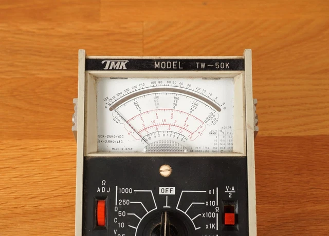 TMK CLASSIC MODEL TW-50K Analog Multimeter with 10A £30.00 - PicClick UK
