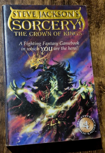 STEVE JACKSON'S SORCERY THE CROWN OF KINGS Fighting Fantasy Gamebook ...