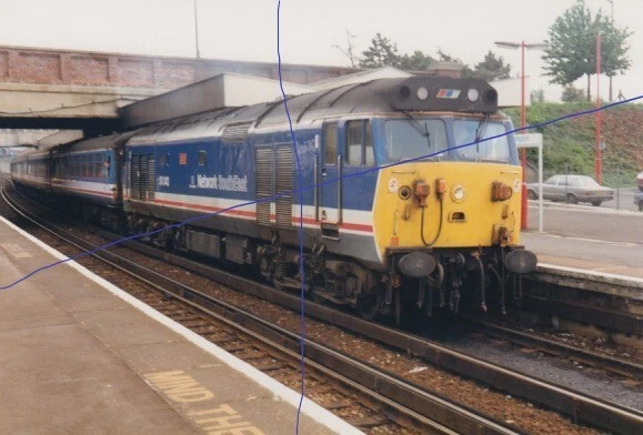 DIESEL TRAIN PHOTO Class 50 Railway Photograph Nse Livery 50043 Pic ...