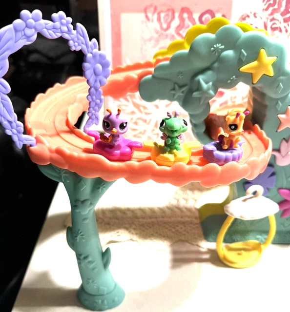 LITTLEST PET SHOP Lps Authentic Playset Fairy Fun Roller Coaster Flawed ...