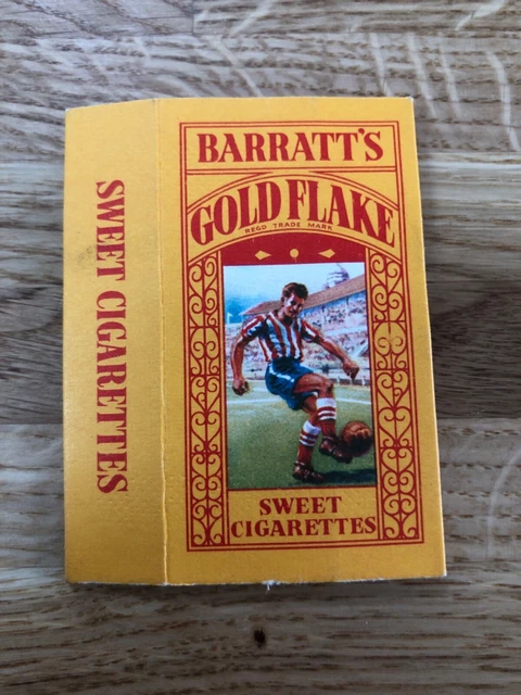 BARRATT FAMOUS FOOTBALLERS Sweet Cigarette Goldflake Card Packet ...