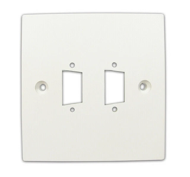 PRE DRILLED MOUNTING Wall Faceplate for TWIN SVGA Panel Mount Stubs £3. ...