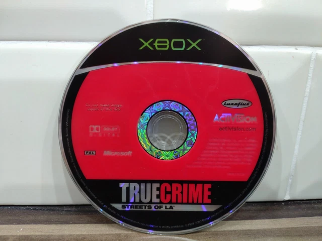 ORIGINAL XBOX GAME disc only true crime streets of la £3.25 - PicClick UK