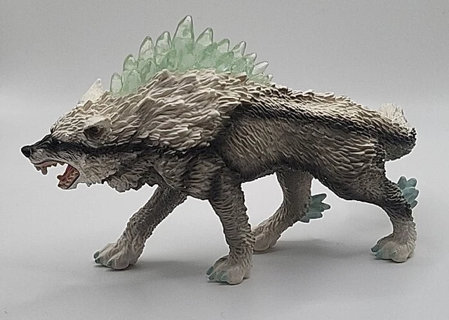 SCHLEICH ELDRADOR CREATURES ICE WORLD SNOW WOLF FIGURE - Fantasy ...