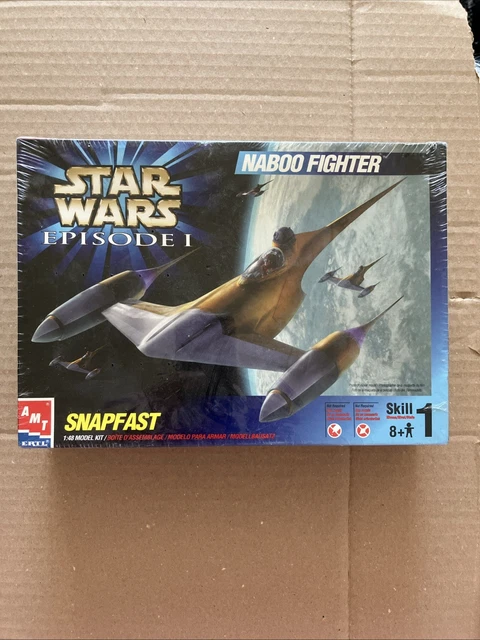 STAR WARS - Episode One - Naboo Fighter - Snapfest Model Kit £16.32 ...