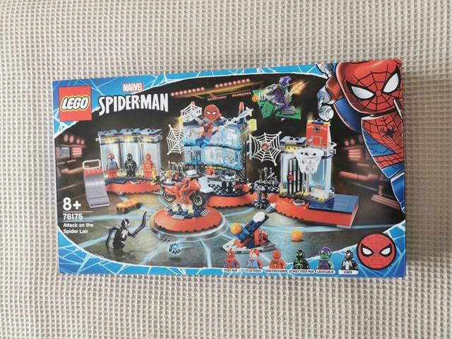 LEGO MARVEL SPIDER-MAN Spider-Man Attack on the Spider Lair Set 76175 ...
