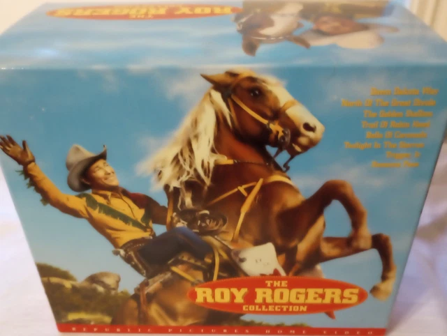 ROY ROGERS 8 VHS Movies Collection Box Set 1999 Republic Pictures £19. ...