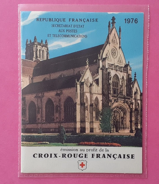 TIMBRE FRANCE NEUF** carnet croix rouge N°2025 (1976) 4 timbres (1910 et 1911) . EUR 1,20 ...