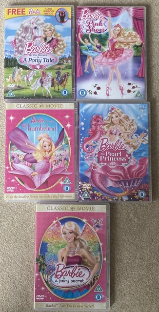 BARBIE CLASSIC DVD Bundle Collection of Chidren's Animation Films ...