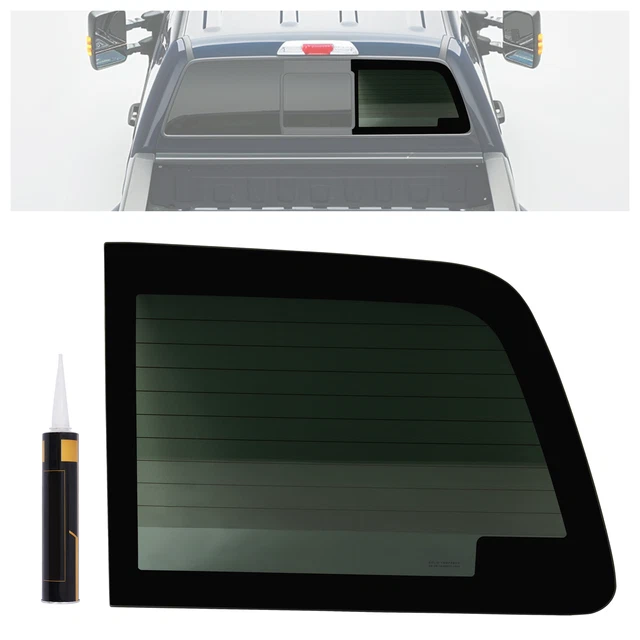 FOR FORD F250 F350 2011-2016 Rear Back Window Sliding Glass Heated ...
