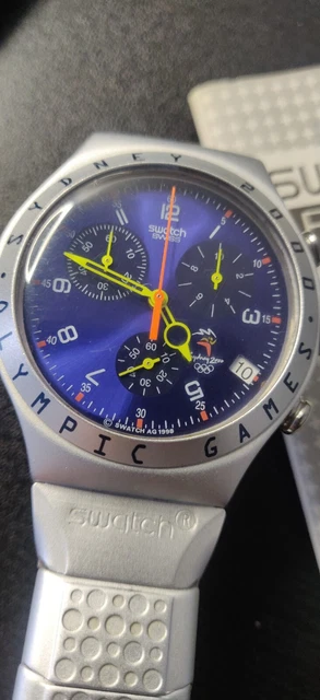SWATCH IRONY ALUMINIUM Olympic Sydney 2000 watch." Stunning condition ...