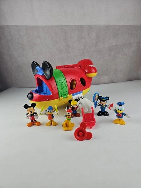MICKEY MOUSE CLUBHOUSE Plane Vehicle, Figures, Donald Duck, Bundle ...
