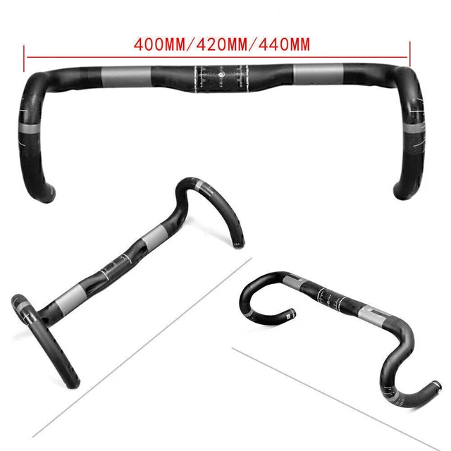 CARBON FIBER UD Road Bike Handlebar Racing Drop Bar Bicycle Handle Bars 31.8mm $137.96 - PicClick AU