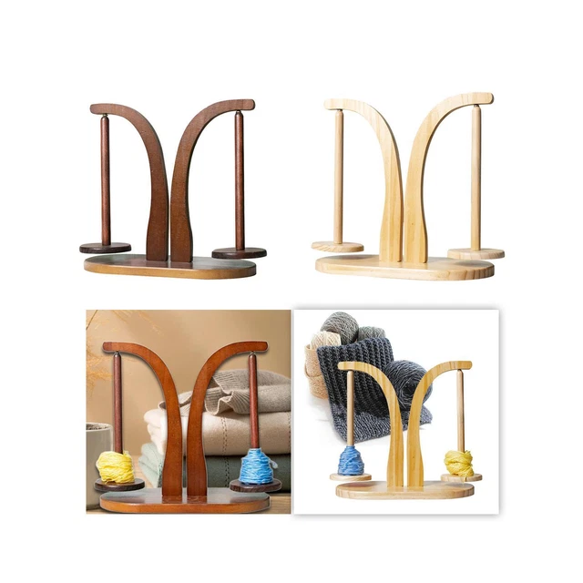 PORTE-FIL AU CROCHET, distributeur de fil en bois pour le crochet et le ...