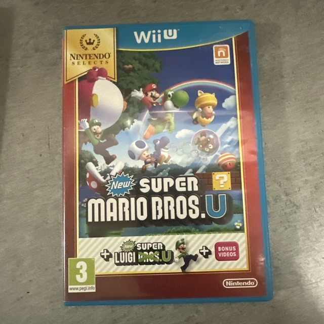 NEW SUPER MARIO Bros. U + New Super Luigi U Bundle (Nintendo Wii U,2016 ...