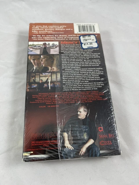 MERCY STREETS (VHS) Eric Roberts, Lawrence Taylor, Stacy Keach, Crime ...