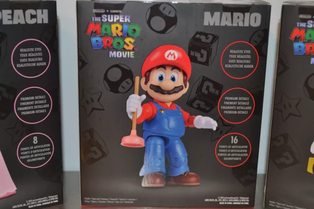 The Super Mario Bros Movie 2023 Peach 5” Figure Jakks Pacific Nintendo