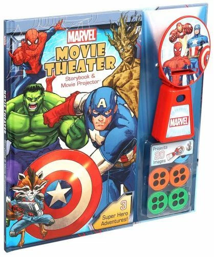 MARVEL MOVIE THEATER Storybook & Movie Project- Marvel, 9780794442163 ...