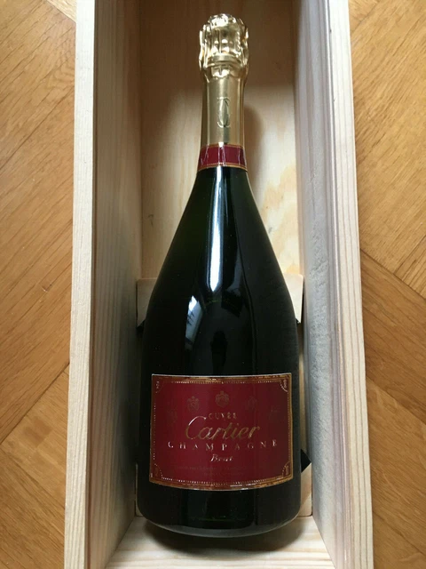 CARTIER CHAMPAGNER CUVEE BRUT 750ml. Flasche RARITÄT EDEL SELTEN EXKLUSIV! NEU! EUR 274,95 ...