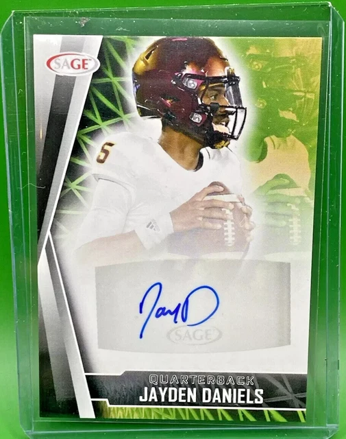 VOITURE JAYDEN DANIELS 2022 Sage Washington Commanders LSU Heisman NFL ...