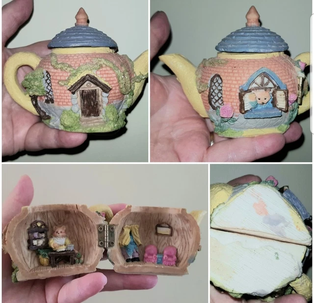 CHRISTMAS STOCKING FILLER Teddy / Fairy / Dolls House Teapot Diorama ...