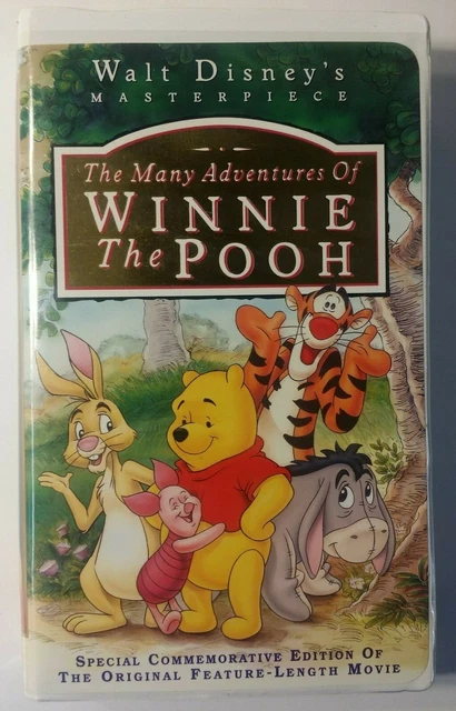 Disney Masterpiece Many Adventures Winnie Pooh Vhs Video Tape Buy 2 Get
