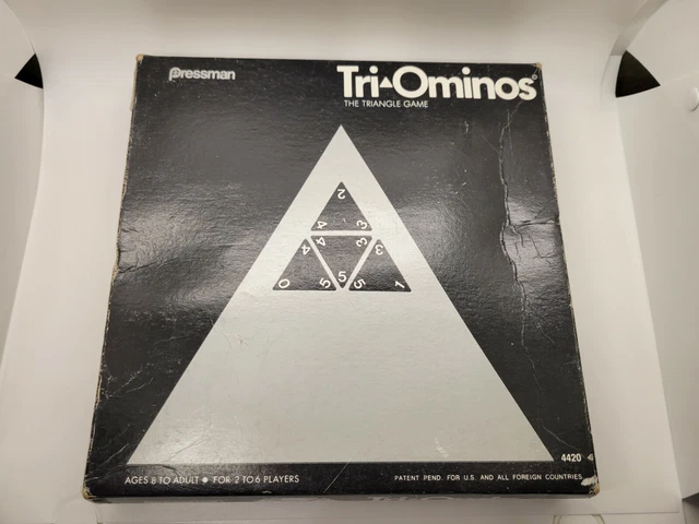 JEU DE SOCIÉTÉ vintage Tri-Ominos The Triangle Board Pressman 4420 EUR ...