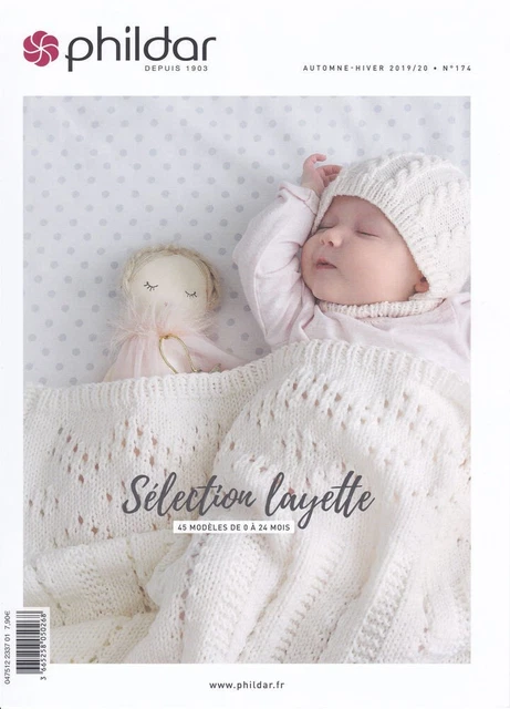 CATALOGUE TRICOT PHILDAR N°174 Sélection Layette automne hiver 2019/2020 EUR 4,00 - PicClick FR