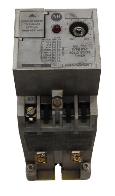 ALLEN BRADLEY 700-RTC00000U1 A Solid State Timer Relay 110-120Vac 50 ...