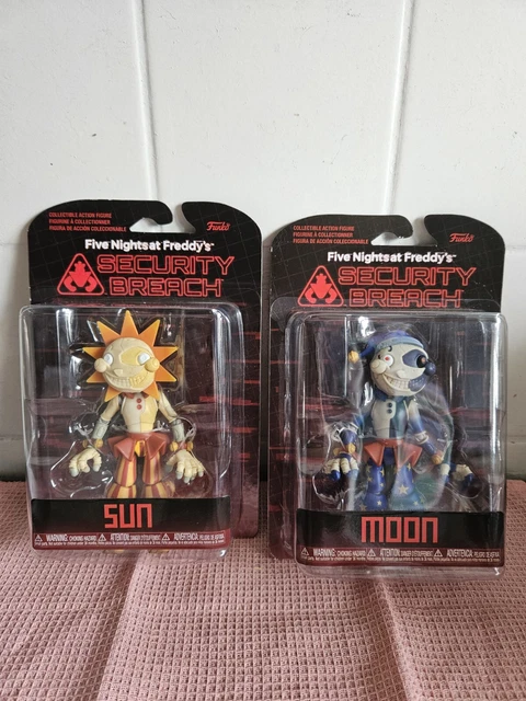FIVE NIGHTS AT Freddys Sun & Moon Figure FNAF Security Breach Funko ...