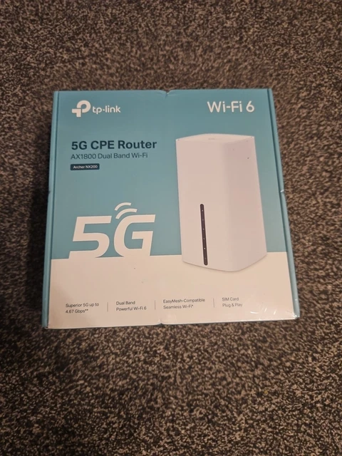 TP-LINK ARCHER NX200 WiFi 5G CPE Router - AX 1800, Dual-band Wifi 6 ...
