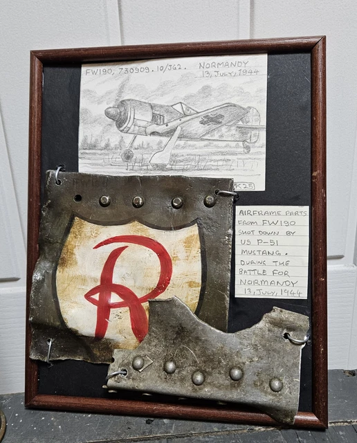 WW2 GERMAN FOCKE Wulf Fw190 , Normandy Aircraft Relic Parts, Richthofen ...