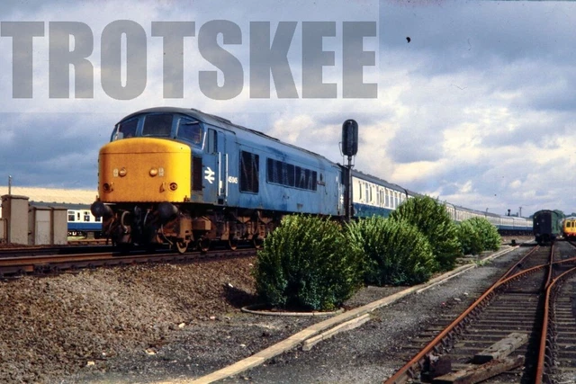 35MM SLIDE BR British Railways Diesel Loco Class 45 45045 York 1978 ...