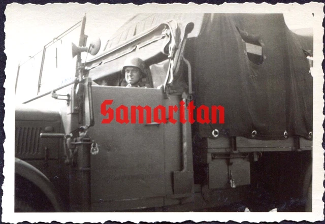 I10/29 WW2 ORIGINAL Photo Of German Wehrmacht Truck Driver EUR 6,41 ...
