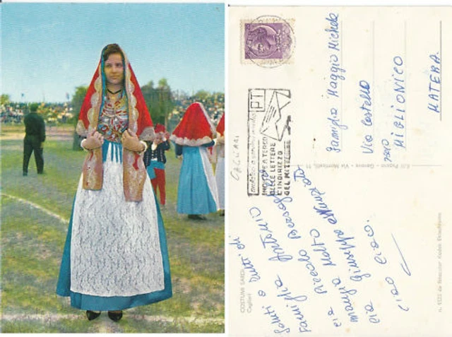 CARTOLINA RARA COSTUMI SARDI - CAGLIARI EUR 1,99 - PicClick IT