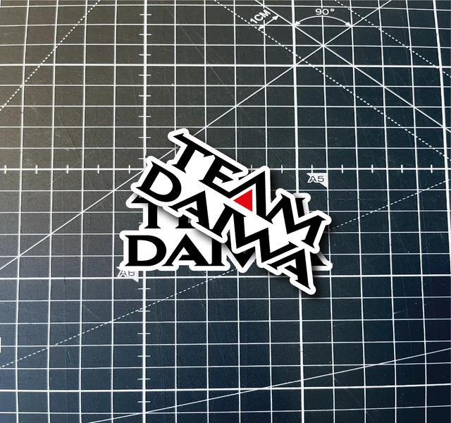 TEAM DAIWA LAMINATED Carp Sea Sticker Tackle Seat Box Stickers Fishing ...