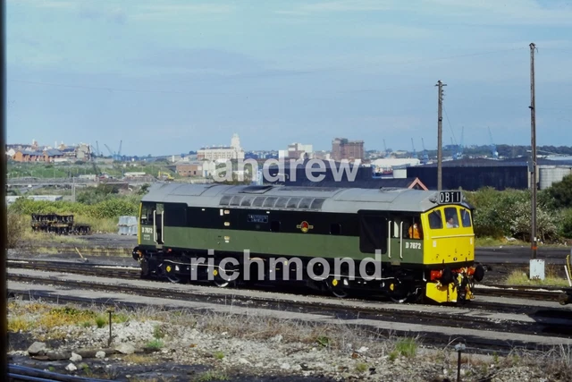 D7672 CLASS 25 Locomotive Barry Open Day 18 Aug 1990 Original 35mm ...