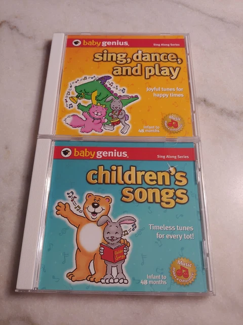 (2) BABY GENIUS CDs Children's Songs/Sing, Dance and play 2005 £3.75 ...