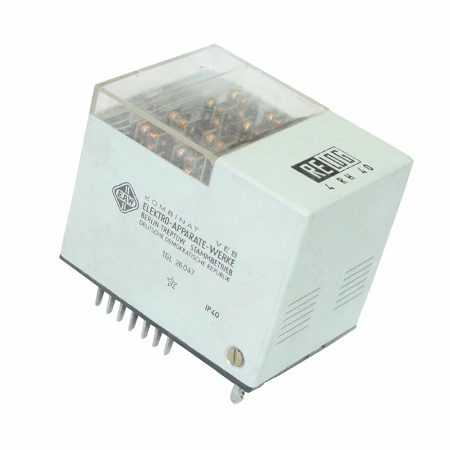 EAW RELOG 4RH40 Elektromagnetisches Spezialrelais 8Pdt Spule 220Vac ...