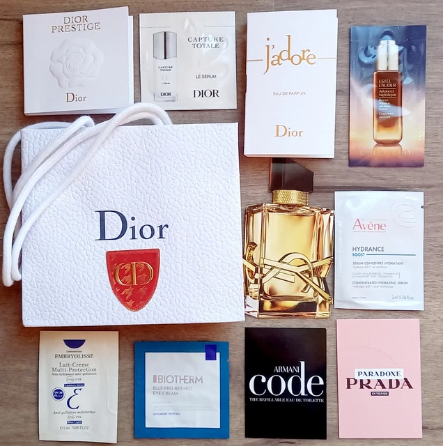 LOT ÉCHANTILLONS DE parfums et crèmes de grandes marques EUR 9,50 ...
