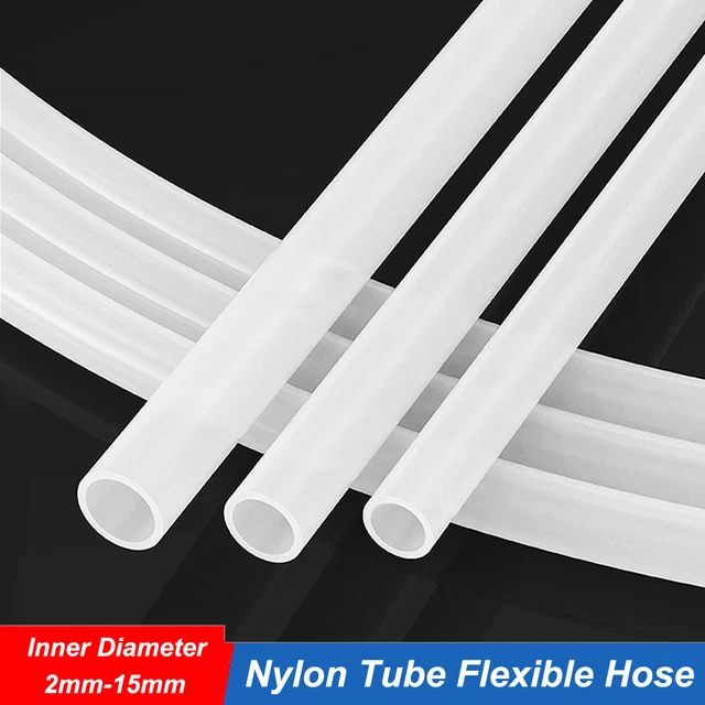 NYLON TUBE FLEXIBLE Hose, Clear/Black Air Ride Pneumatic Inner Diameter ...