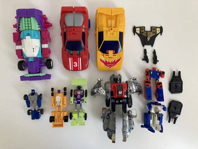 TRANSFORMERS G1 VINTAGE Lot Inc. Multiforce & Road Caesar KOs Bootlegs ...