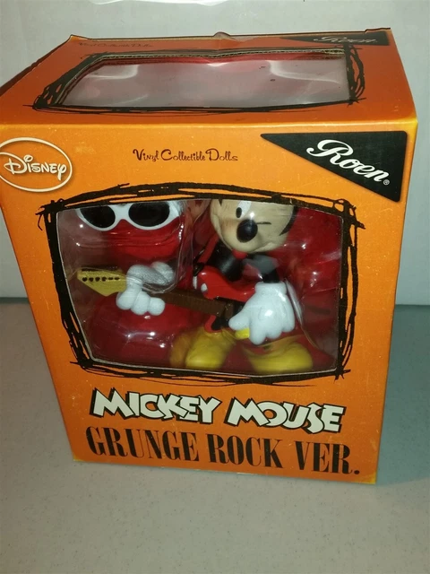 MICKEY MOUSE GRUNGE Rock Ver. Bambole Da Collezione Disney Vinile ...