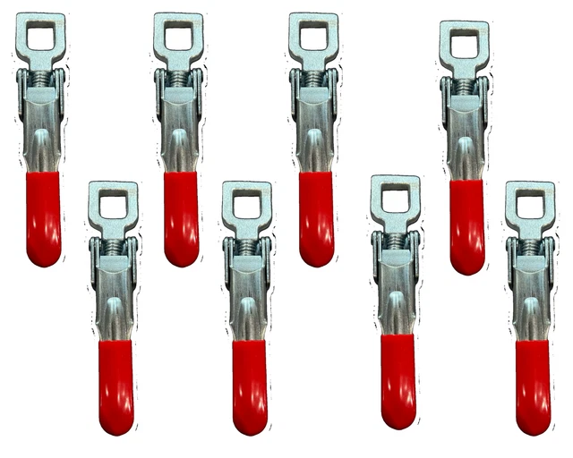 BRIAN JAMES TRAILER Ramps Spring Loaded Over-Centre Clamp Latches x8 ...